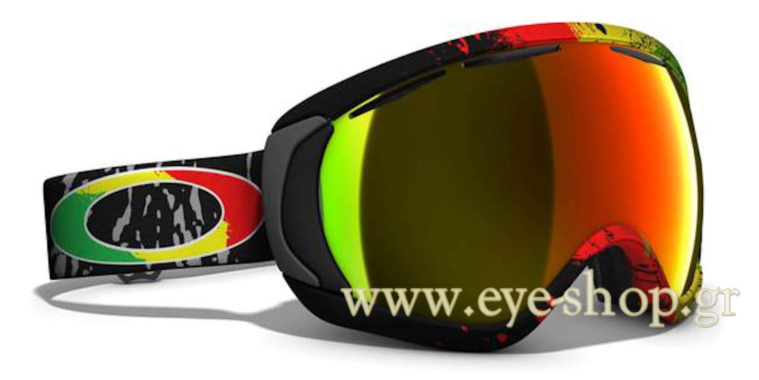 Oakley Canopy 7047 57-774 Rasta Mane Fire iridium Tanner Hall | Μάσκες ...