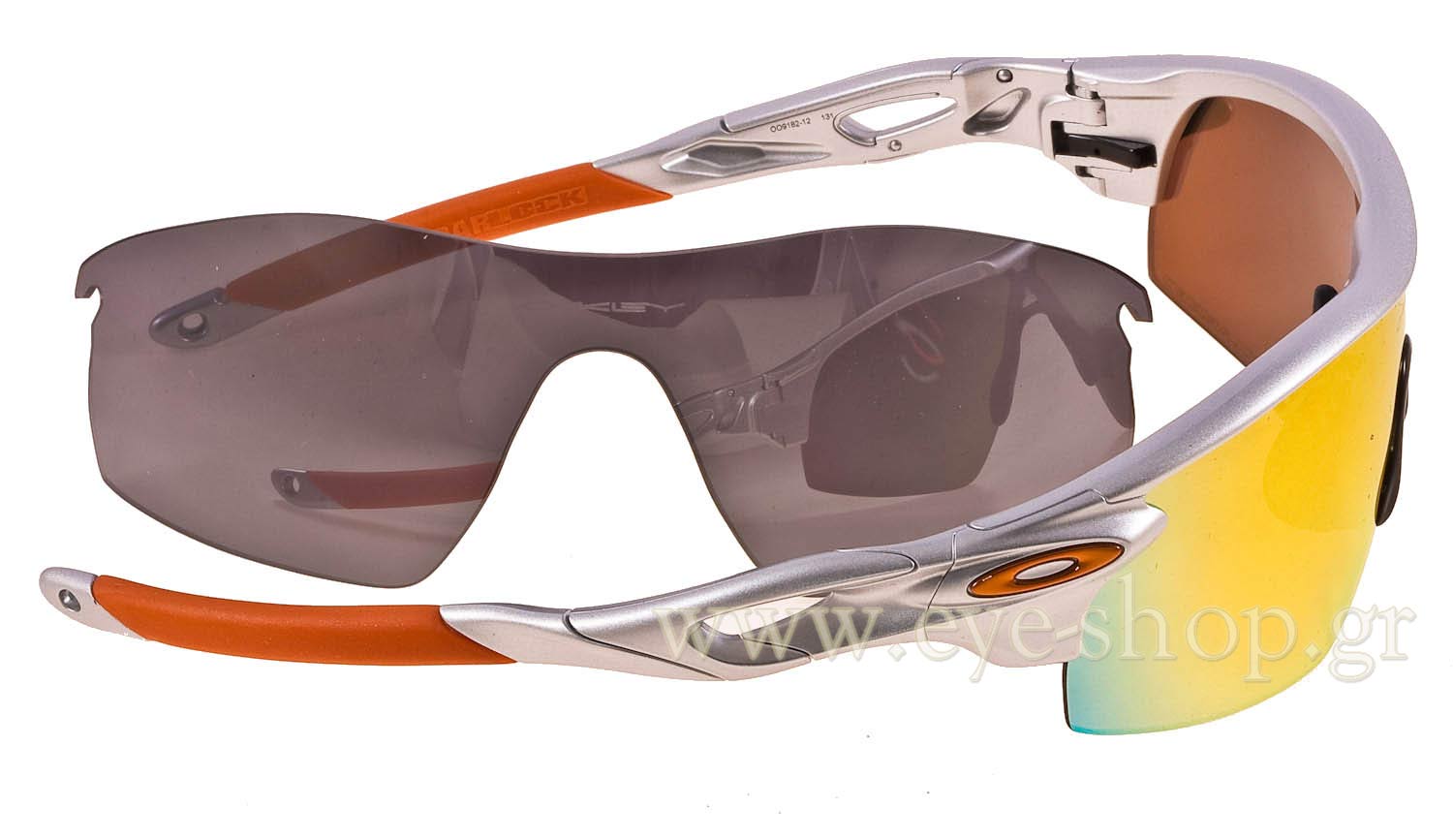Oakley Radarlock Pitch 9182 12 Fire Iridium Polarized | Sport Γυαλιά ...