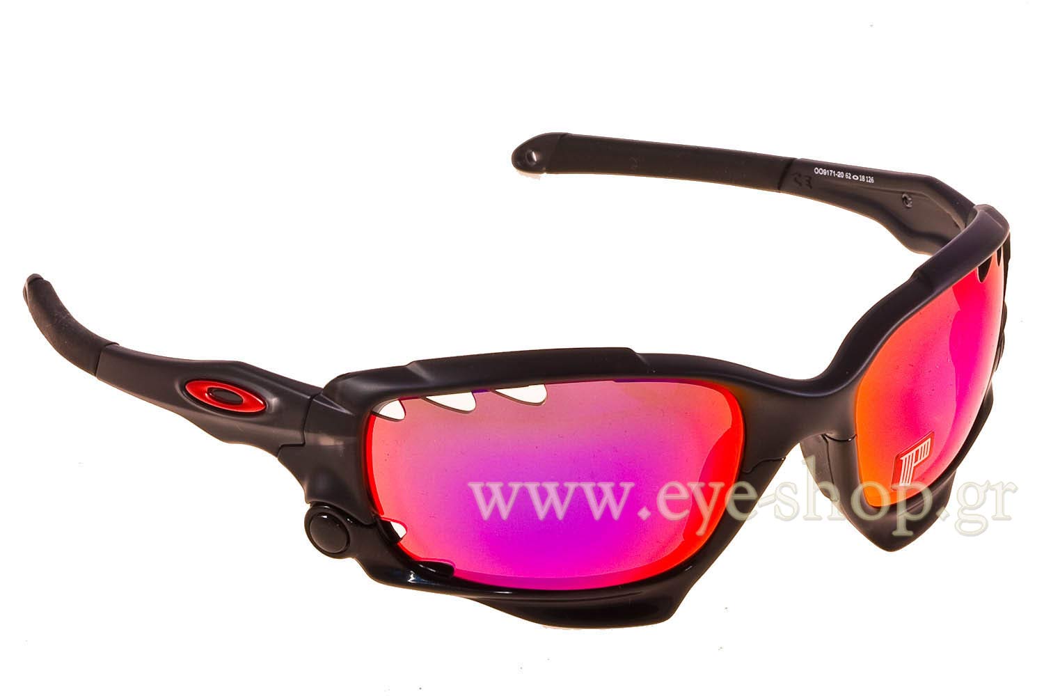 Oakley Racing Jacket 9171 20 Polarized Matte Black OO Red Iridium ...