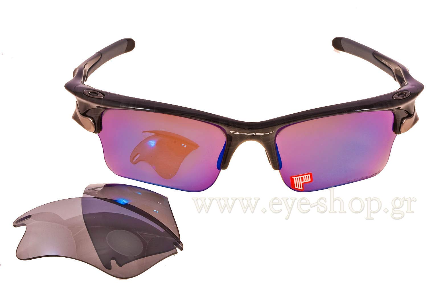 Oakley Fast Jacket XL 9156 21 Black Plaid G30 Iridium Polarized | Sport ...