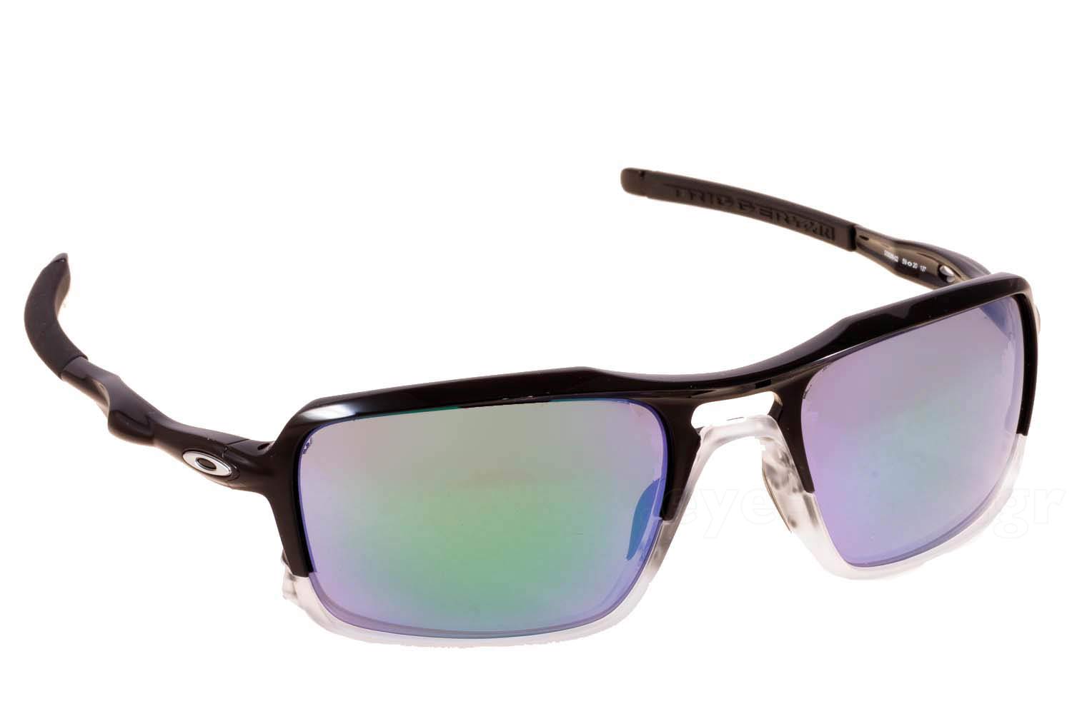 Oakley Triggerman 9266 02 Polished Black Jade Iridium | Sport Γυαλιά ...